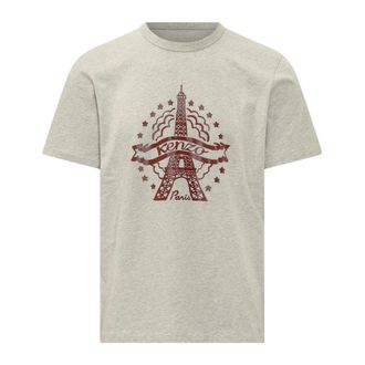 Kenzo Eiffelturm T-Shirt - - Tops - Herren - Grau - XL
