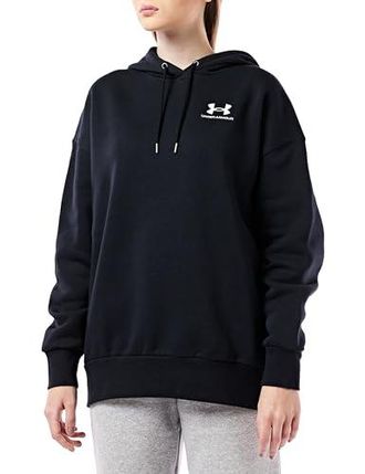 Under Armour Sweat &agrave; capuche Essentials Fleece Os pour femme, Noir, S