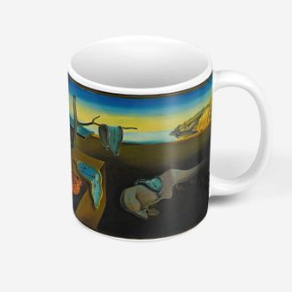 Fabulous Keramische Becher 325ml Dali Die Beständigkeit der Erinnerung Surrealismus Malerei