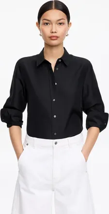 Arket Seidenhemd -Schwarz