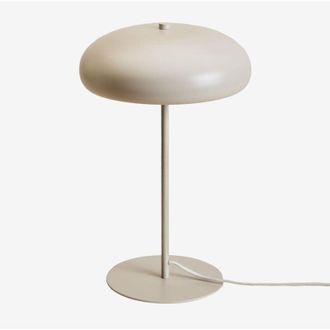 Sklum Sklum - Lampe de table en m&eacute;tal Hilma Tapioca Beige