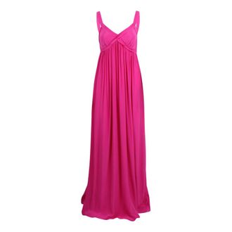 Essentiel Femme, Robes, Rose, Taille: 36 FR Robe Longue Babydoll Style Empire