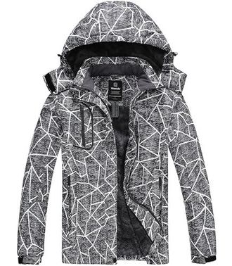Wantdo Femme Manteau dhiver Snowboard Outdoor Parka Randonn&eacute;e Grande Taille Veste de Pluie Imperm&eacute;able Blouson de Ski D&eacute;contract&eacute; Coupe-Vent Vert fluorescent