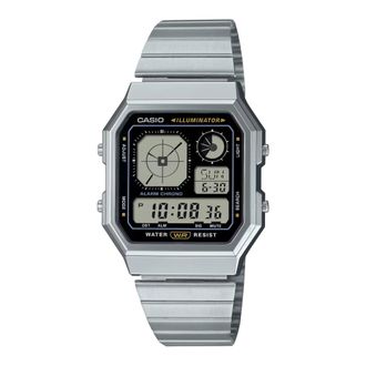 Casio A130We-1Aef Digitale Vintage Uhr - - Accessories - Herren - Grau - ONE SIZE