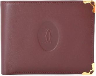 Cartier Portefeuille Bi-pli Pre-owned - Femme - Pre-owned - Rouge - Taille: ONE Size