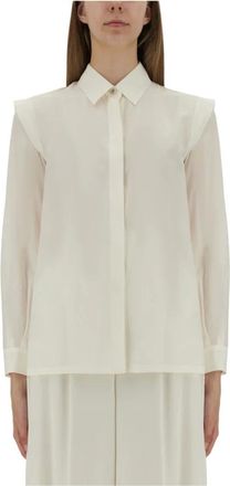 Max Mara Femme, Blouses et Chemises, Beige, Taille: 36 FR Chemises