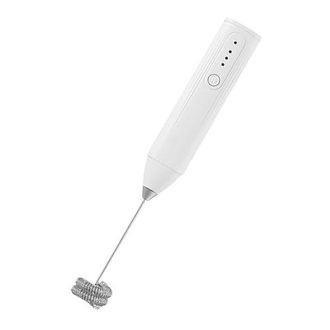 Generico JIEBWCHA Mousseur à lait pour mousse de lait, mousseur à lait électrique,Mousseur à lait manuel | Fouet à café avec mousseur à lait rechargeable, bagu