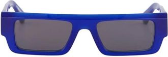 Off-white Homme, Accessoires, Bleu, Taille: ONE Size Pittsburgh Rectangular Lunettes de soleil