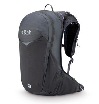 RAB Nitron Leichter Trinkrucksack - bequemer Tagesrucksack zum Wandern, Trekking und Trailrunning, Anthrazit, 18-Liter (Back Length - Medium), Modern