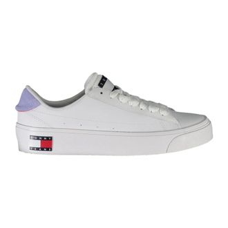 Tommy Hilfiger Sportliche Sneaker mit Logo-Detail - - Shoes - Damen - Wei&szlig; - 40 EU