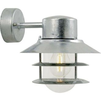Nordlux Applique murale blokhus Down Acier galvanis&eacute; Acier galvanis&eacute;, H.23 - IP54 - E27 / Nordlux Ext&eacute;rieur