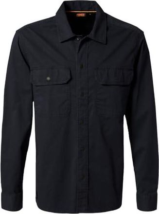 Pioneer Authentic Jeans Chemise à manches longues pour homme | Chemise pour homme | Boutons-down | Couleur unie | Coupe droite, Night Sky 6300, XL
