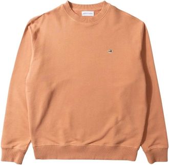 Edmmond Studios Edmmond Studios, Homme, Sweatshirts et sweats &agrave; capuche, Brun, Taille: XL Crew Neck Embroidered SweaT-shirt