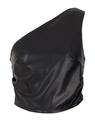 8 by YOOX ONE-SHOULDER CROP TOP