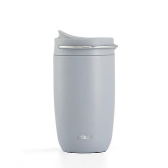Equa Cup - Thermobecher aus Edelstahl mit Keramikbeschichtung - H&auml;lt bis zu 4 Stunden hei&szlig; - 100% Auslaufsicher & mit Silikonboden - Umweltfreundlich & Sty