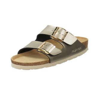 Rohde ALBA Damen, Frauen, Pantoletten, Slipper,Slides,Sandalen,Sommerschuhe,Freizeitschuhe,Schlupfschuhe,schluepfschuhe,Messing,40 EU