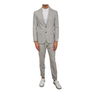 Eleventy Graue Anzughose- einreihiger Stil - - Suits - Herren - Grau - L