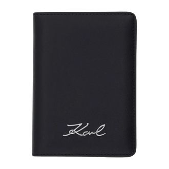 Karl Lagerfeld Reisepassh&uuml;lle - - Accessories - Damen - Schwarzk - ONE SIZE