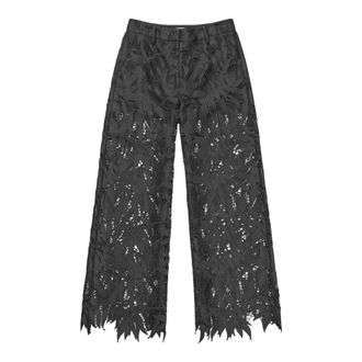 Munthe Femme, Pantalons, Noir, Taille: 44 FR Wide Pantalons