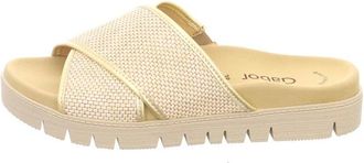 Gabor Bequeme Pantoletten f&uuml;r Damen - - Shoes - Damen - Beige - 37 EU