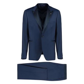 Tagliatore Homme, Costumes, Bleu, Taille: 3XL Costume trois pi&egrave;ces en laine