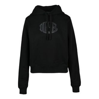 Diesel Femme, Sweatshirts et sweats &agrave; capuche, Noir, Taille: 38 FR Sweat &agrave; capuche