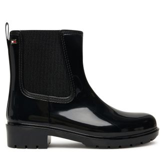 Tommy Hilfiger Gummistiefel Tommy Hilfiger Flag Hardware FW0FW08966 Schwarz