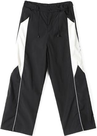 Generic Jogging Homme Pantalon Jogging Homme Pantalon Survetement Homme Confortable Classique - Pantalon Athl&eacute;tique Homme Ray&eacute; Color Block - Coupe Droite, Amp