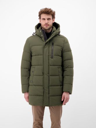 Lerros Wintermantel LERROS LERROS Warmer Wintermantel f&uuml;r Herren, Herren, Gr. 3XL, original olive, 100% Polyester, M&auml;ntel Wintermantel, Wasser- und windabwei