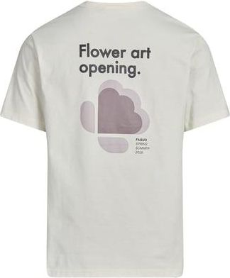 Faguo T-shirt Massoury en coton m&eacute;lang&eacute;