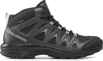 Salomon Trekkingschuhe X Braze Mid GORE-TEX L47174800 Schwarz