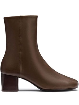 Christophe Lemaire bottines Anatomic 55 mm - Marron