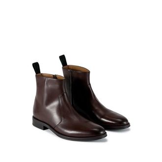 Paul Smith Boots zipp&eacute;es unies en cuir