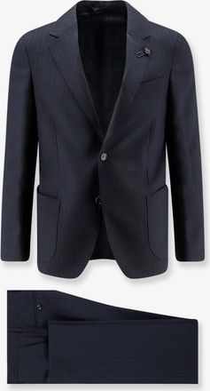 Lardini Virgin wool suit with pinstripe pattern - LARDINI - gender_Man