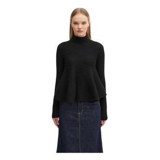 Sportmax Pull &agrave; col roul&eacute; Astice - Femme - Pulls - Noir - Taille: 42 FR