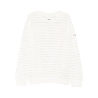 Maison Margiela Herren, Strickwaren, Wei&szlig;, MGr&ouml;&szlig;e