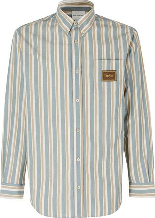 Dr&ocirc;le de Monsieur Homme, Chemises, Multicolore, Taille: S Chemise Ray&eacute;e
