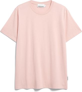 Armedangels Herren Regular T-Shirt aus Bio-Baumwolle JAAMES Regular Fit Rosalilly