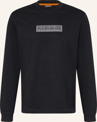 Napapijri Longsleeve S-Box schwarz