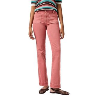 Wrangler Jean &eacute;vas&eacute; pour Femme, Coupe &eacute;vas&eacute;e, Rouge d&eacute;lav&eacute;., 32W x 34L