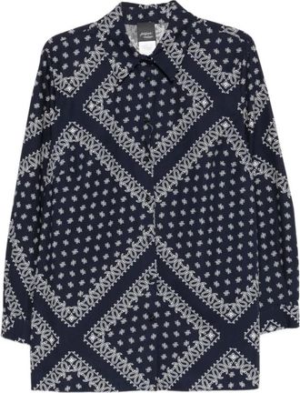 Marina Rinaldi Femme, Blouses et Chemises, Bleu, Taille: 46 FR Chemises