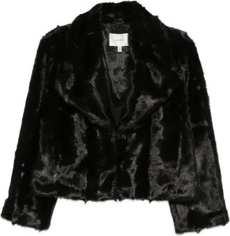 Gestuz veste en fourrure artificielle - Marron