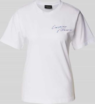 Emporio Armani T-Shirt mit Label-Print
