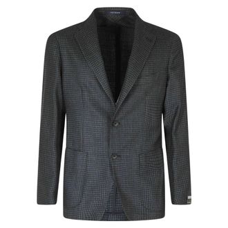 Tagliatore Homme, Vestes, Vert, Taille: XL Giacca Lana Seta Pied de Poule