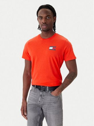 Tommy Jeans T-Shirt Essential DM0DM20740 Orange Slim Fit