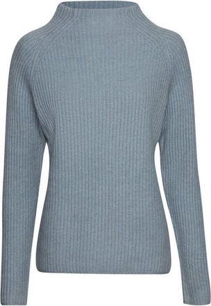 Brigitte von Sch&ouml;nfels Strickpullover Gerippter Kaschmir Stehkragenpullover