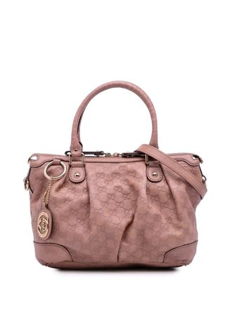 Gucci sac à bandoulière Guccissima Sukey (2016-2025) - Rose
