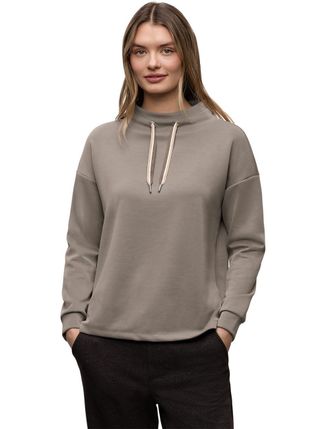 Street One Shirt in Unifarbe Light Terra Mocha 42