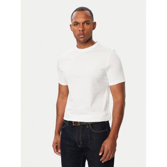 Guess T-Shirt M6BI49 K6186 Wei&szlig; Slim Fit