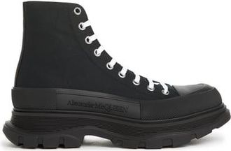 Alexander McQueen Baskets Tread Slick en toile de coton